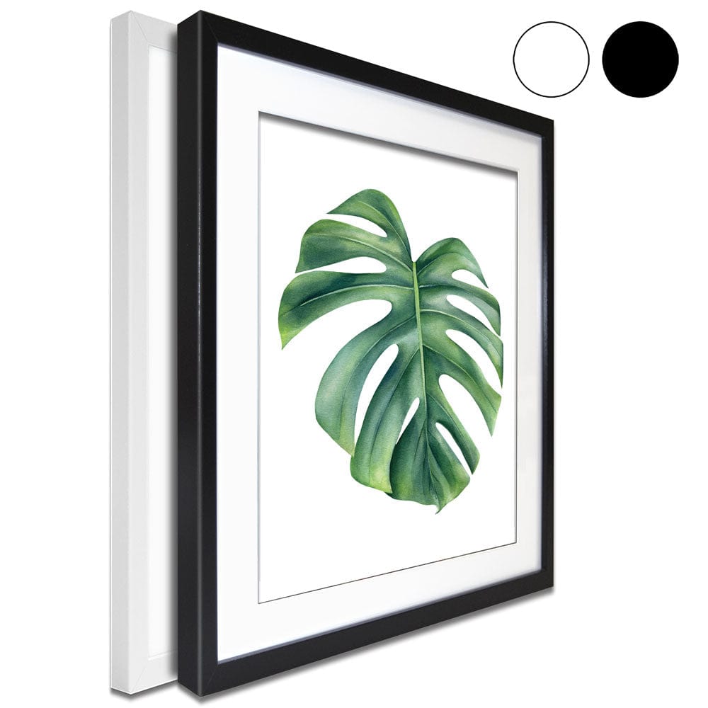 Singular Monstera Framed Art Print