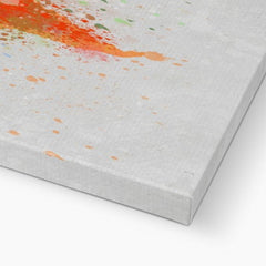 World Map Paint Splash Canvas Print – Art Print Shop